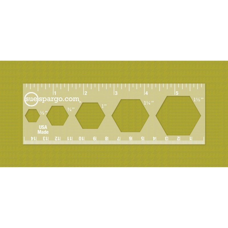 6" Hexagon Ruler | EE Schenck Company