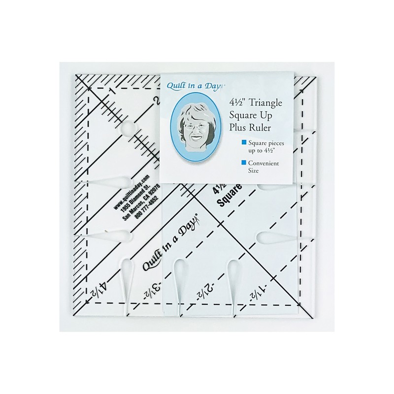 4-1/2" Triangle Square Up Plus Ruler | EE Schenck Company
