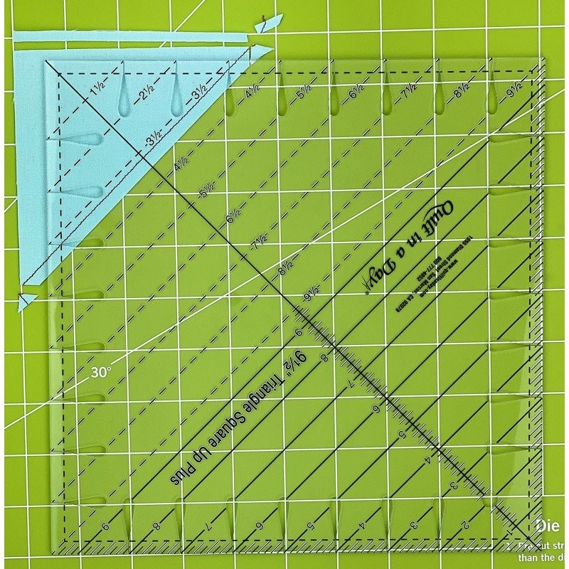9-1/2" Triangle Square Up Plus Ruler | EE Schenck Company