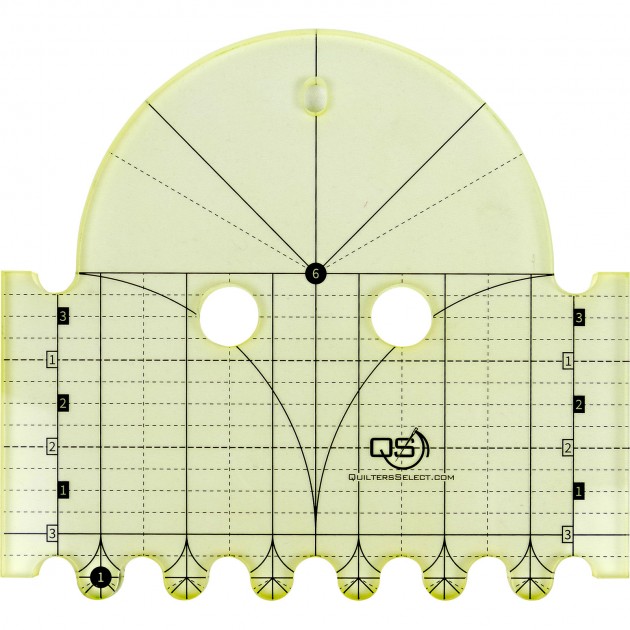 Clamshell Precision Machine Quilting Rulers | EE Schenck Company