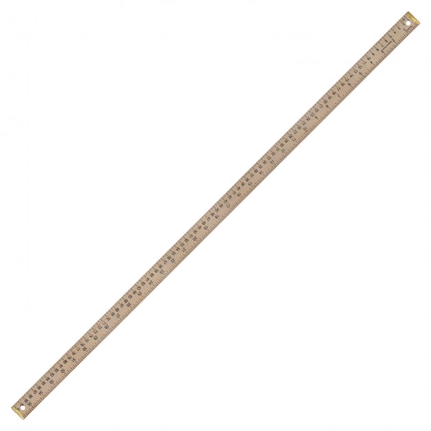 Wood Yardstick with Metal Tips | EE Schenck Company