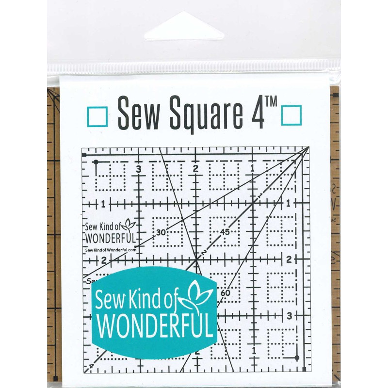 Sew Square 4" Ruler | EE Schenck Company