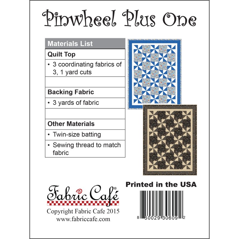 Pinwheel Plus One 3-Yard Quilt | EE Schenck Company
