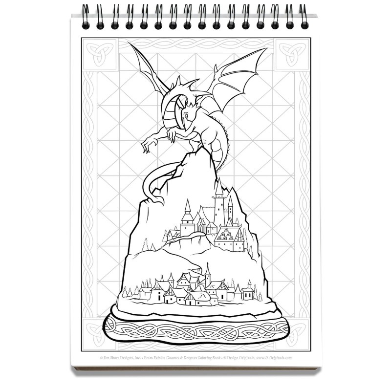 coloring pages fairie dragons