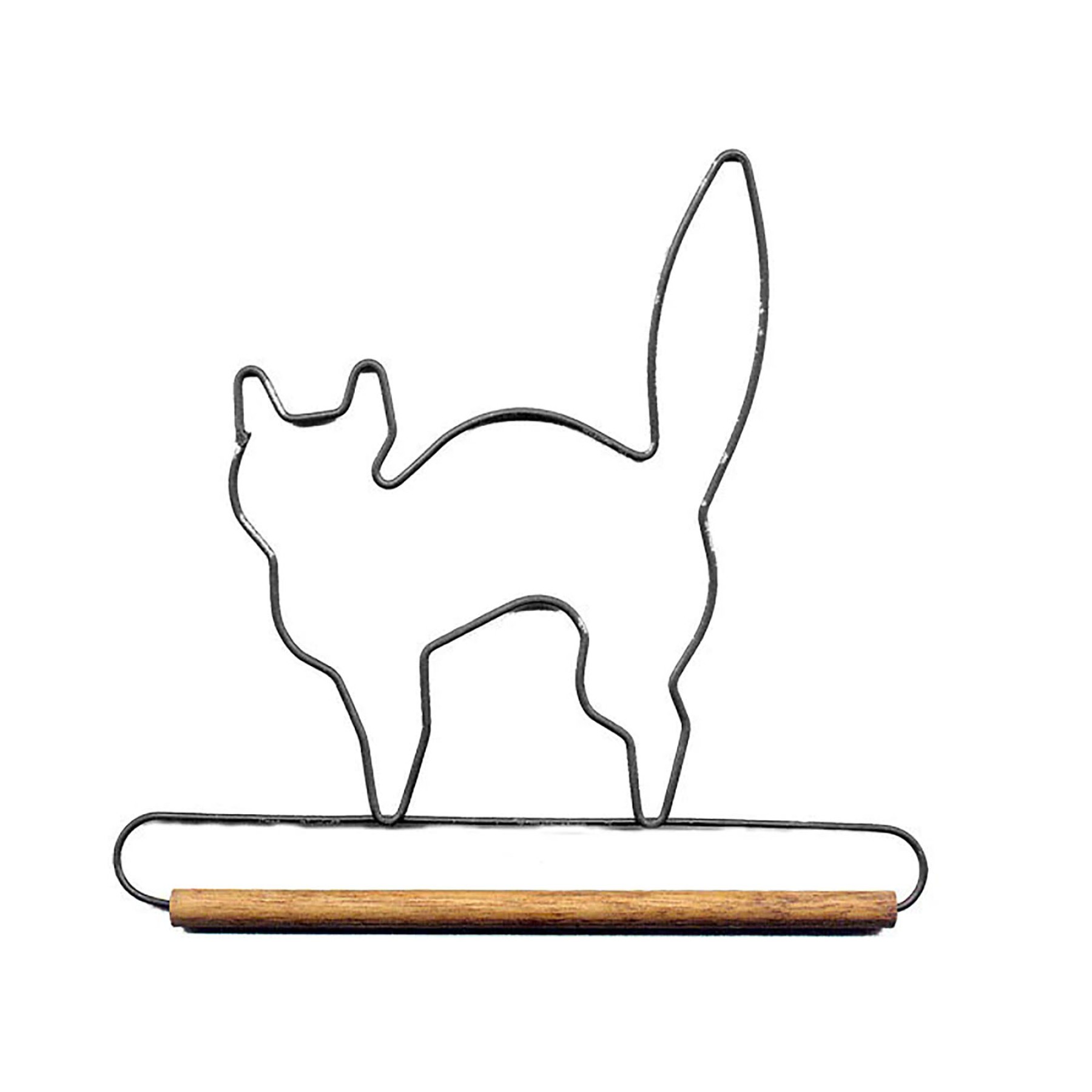 7-1/2" Black Cat Holder | EE Schenck Company