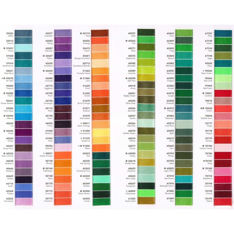 Glide Color Card | EE Schenck Company