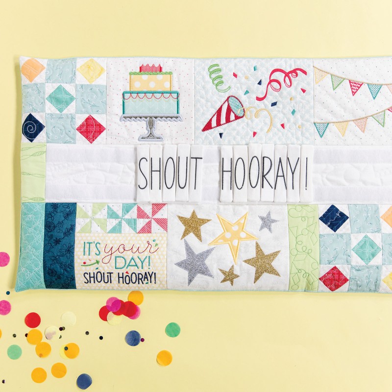 Shout Hooray! Bench Pillow | EE Schenck Company