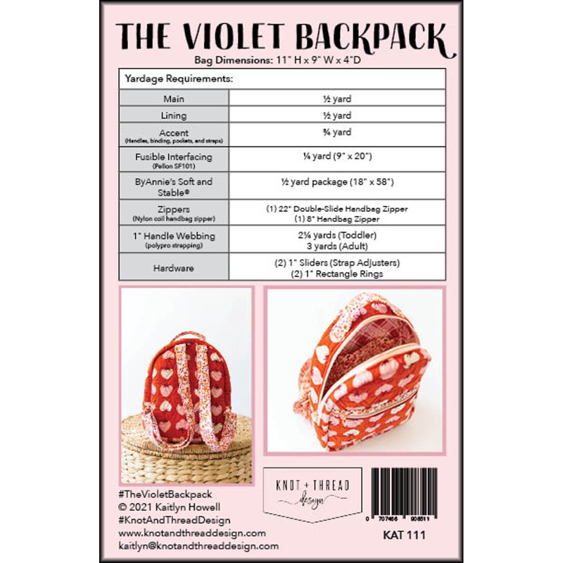 The Violet Backpack | EE Schenck Company