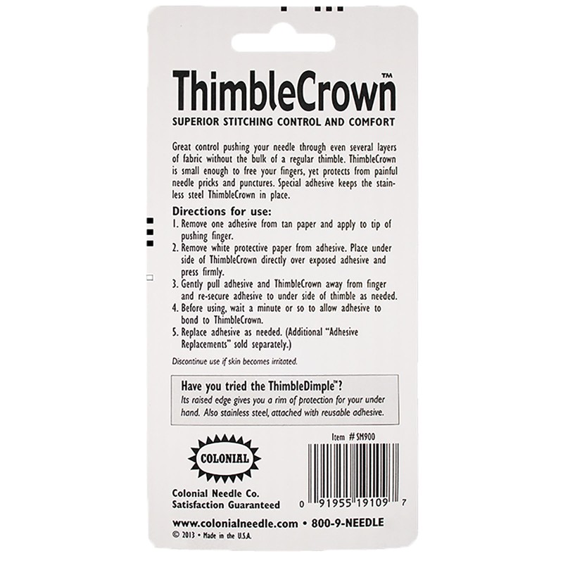 Thimble Crown | EE Schenck Company