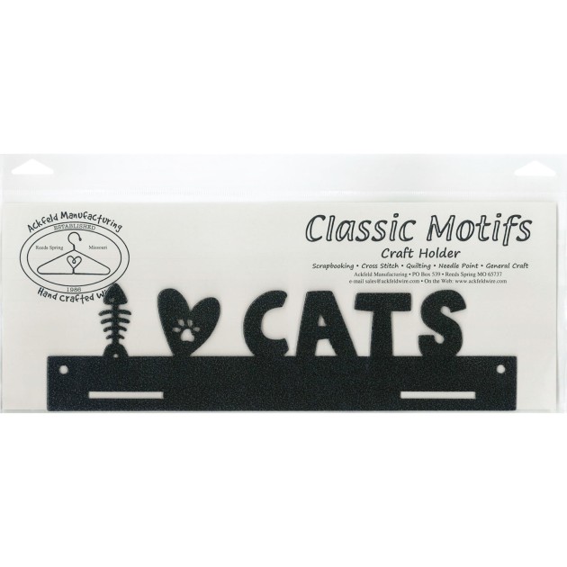 12" I Love Cats Tab Holder | EE Schenck Company