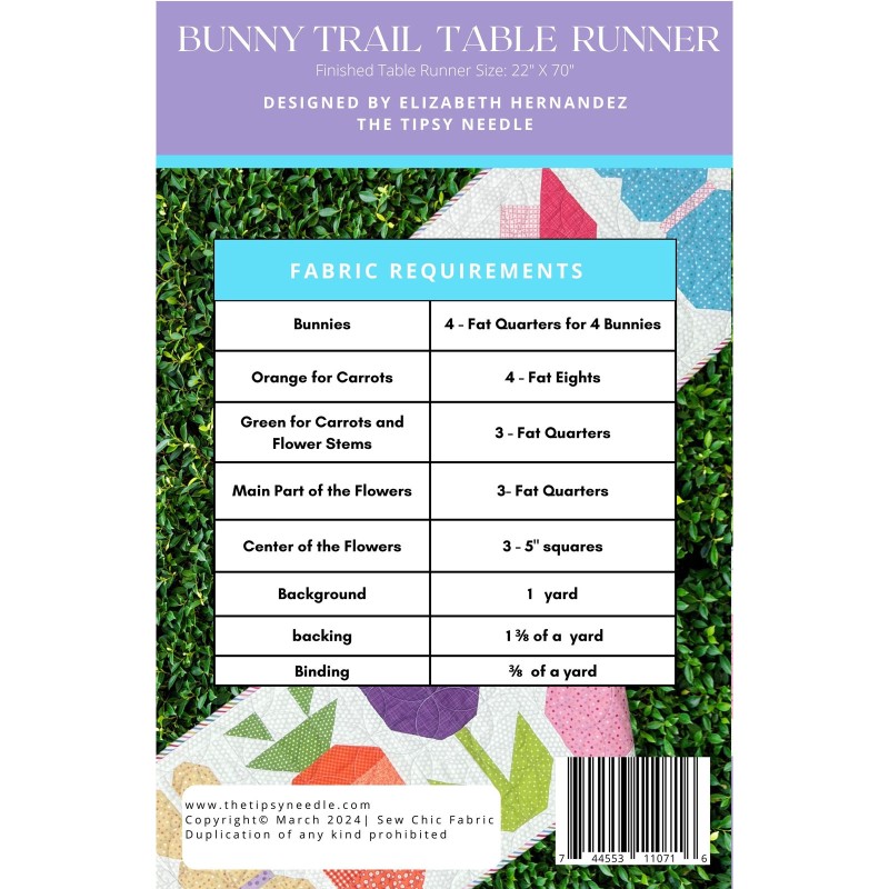 Bunny Trail Table Runner | EE Schenck Company