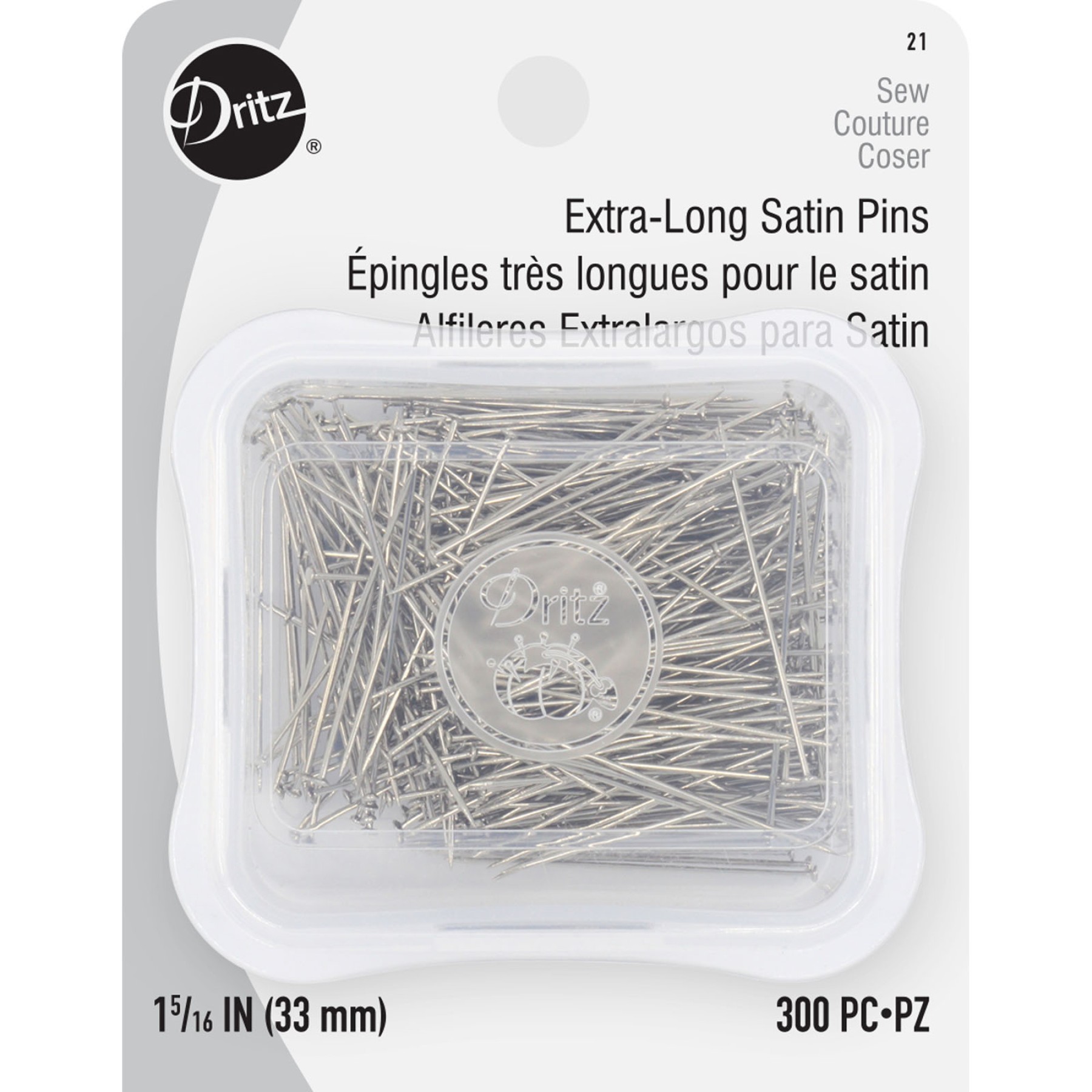 Extra-Long Satin Pins | EE Schenck Company