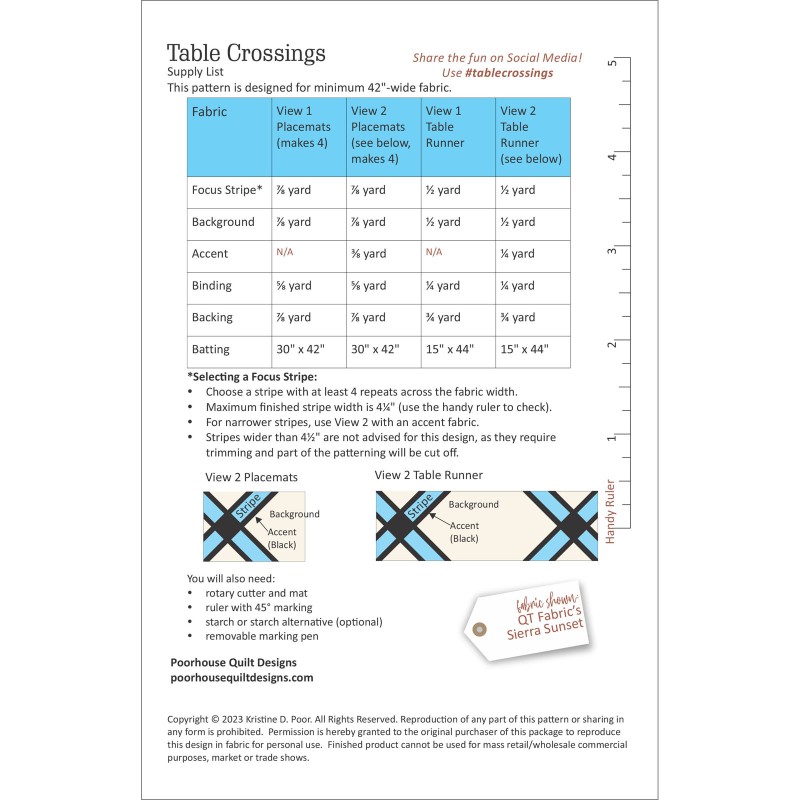 Table Crossings | EE Schenck Company