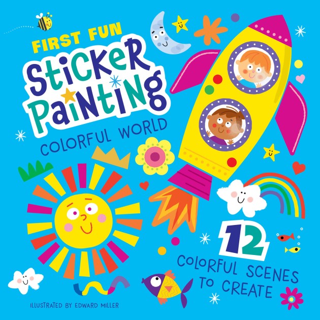 First Fun Sticker Painting: Colorful World | EE Schenck Company