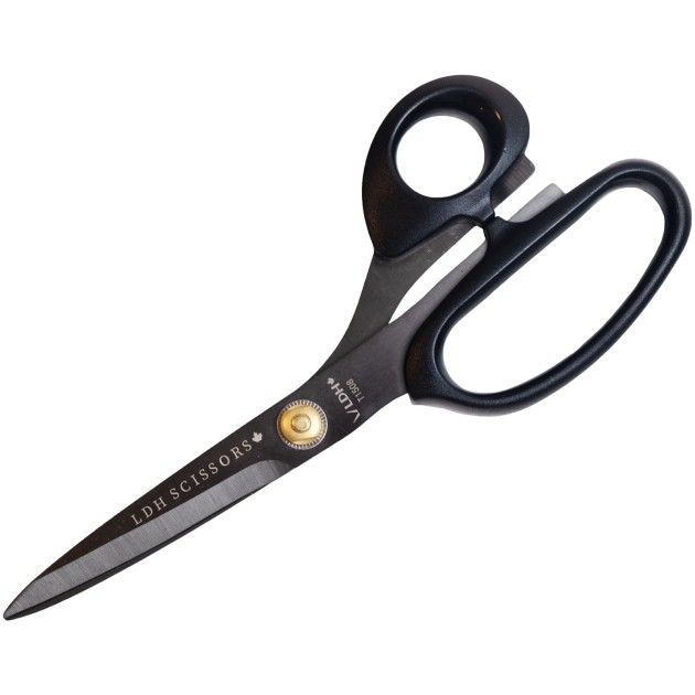 8" True Left-handed Midnight Edition Lightweight Fabric Scissors | EE Schenck Company