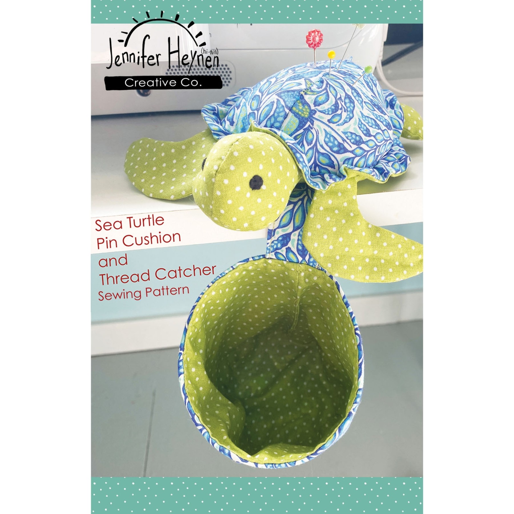 Sea Turtle Pin Cushion and Thread Catcher | EE Schenck Company