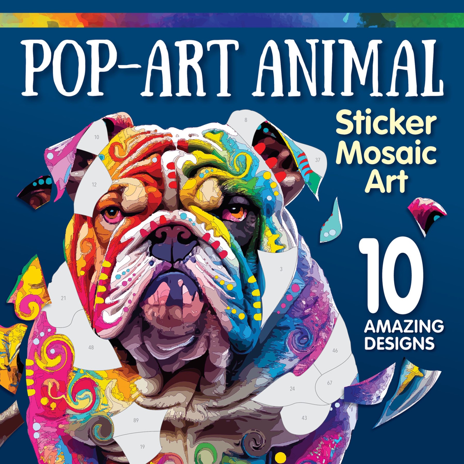 Pop Art Animals Sticker Mosaic Art | EE Schenck Company