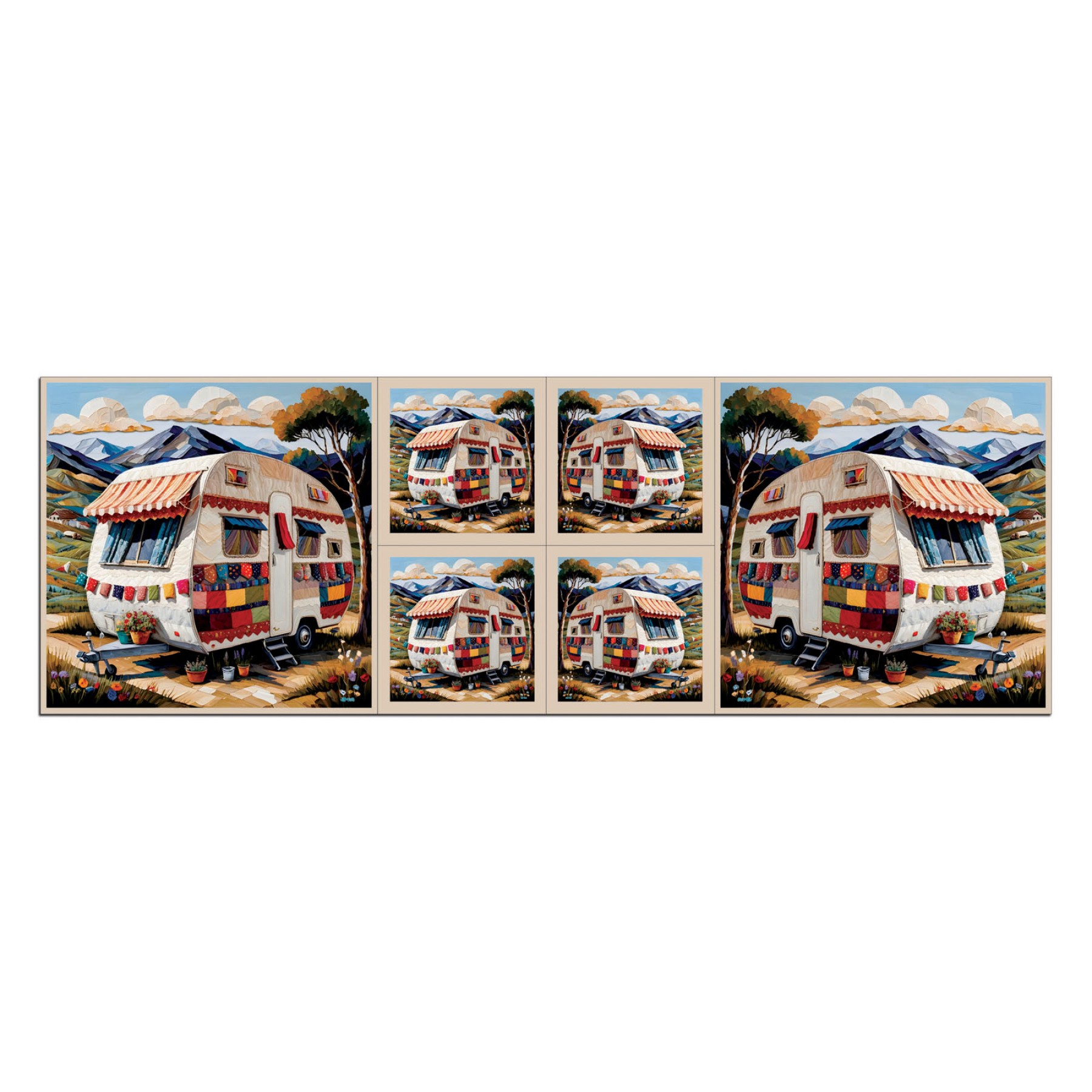 Printed Patchwork Panels | EE Schenck Company