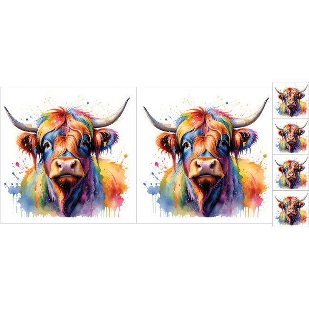 Watercolor Rainbow Panels | EE Schenck Company