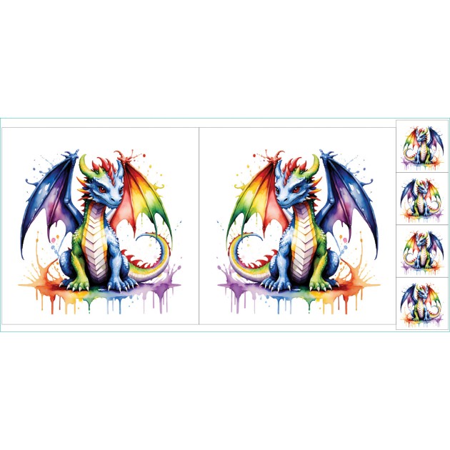 Watercolor Rainbow Panels | EE Schenck Company