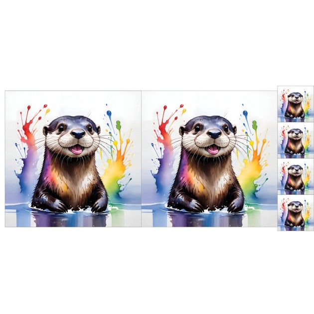 Watercolor Rainbow Panels | EE Schenck Company