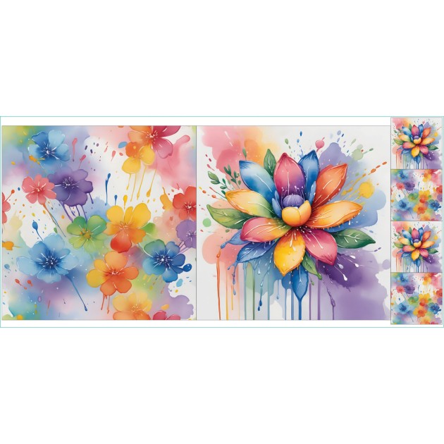 Watercolor Rainbow Panels | EE Schenck Company