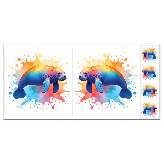 Watercolor Rainbow Panels | EE Schenck Company