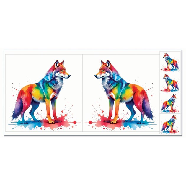 Watercolor Rainbow Panels | EE Schenck Company