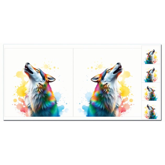 Watercolor Rainbow Panels | EE Schenck Company