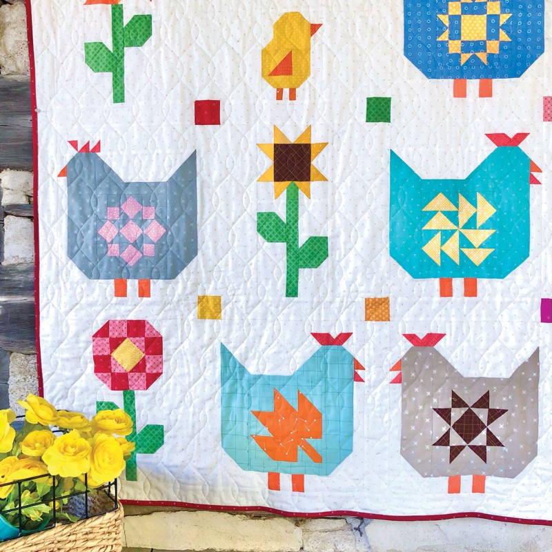 Quilty Chicks Block of the Month | EE Schenck Company