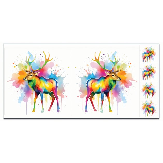Watercolor Rainbow Panels | EE Schenck Company