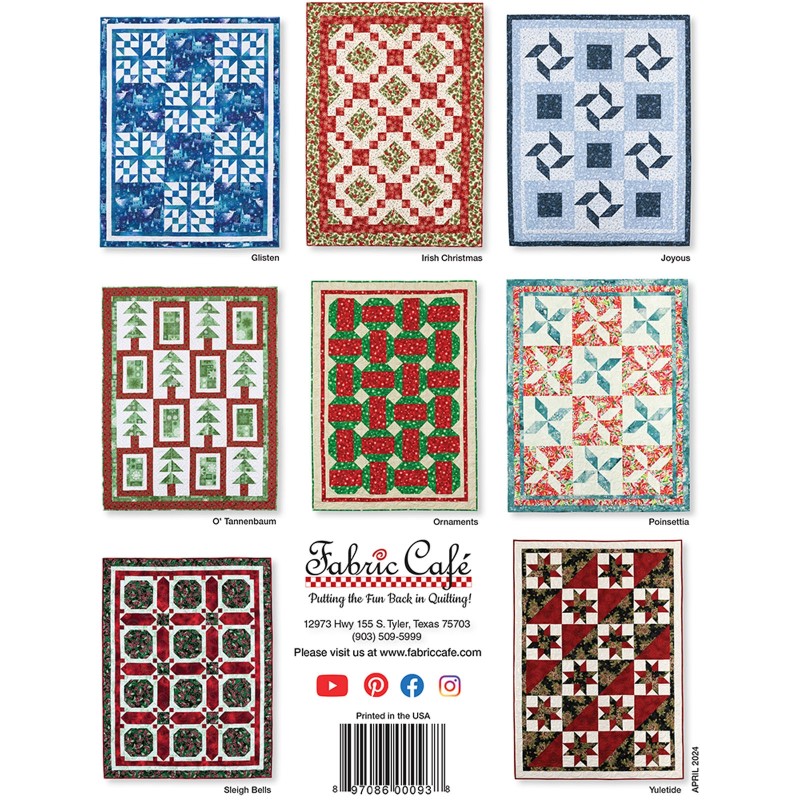 Quick Christmas 3-Yard Quilts - Fabric Café - 5% Off - Trends Online ...