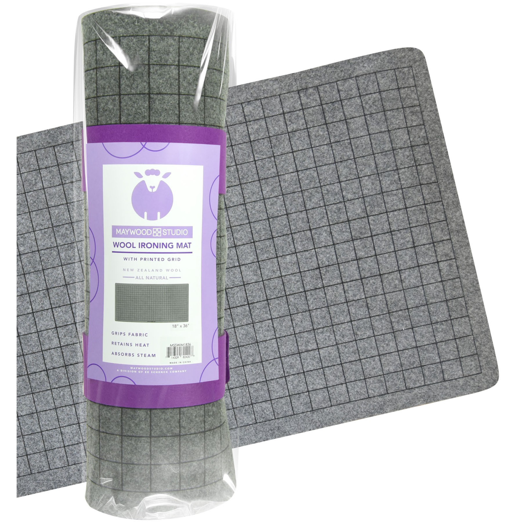 Wool Ironing Mat with Grid | EE Schenck Company