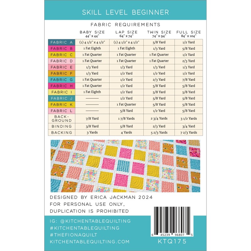 The Fiona Quilt | EE Schenck Company