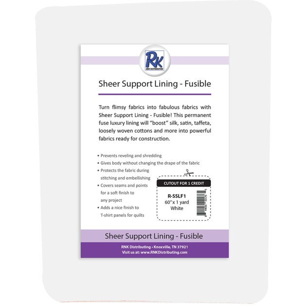 Sheer Support Lining - Fusible | EE Schenck Company