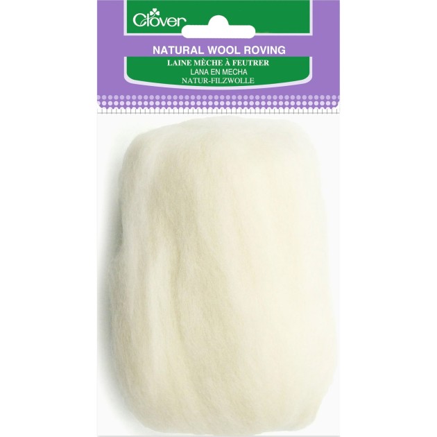 Natural Wool Roving | EE Schenck Company