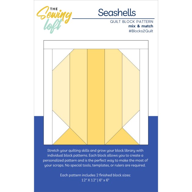 Seashells Quilt Block | EE Schenck Company