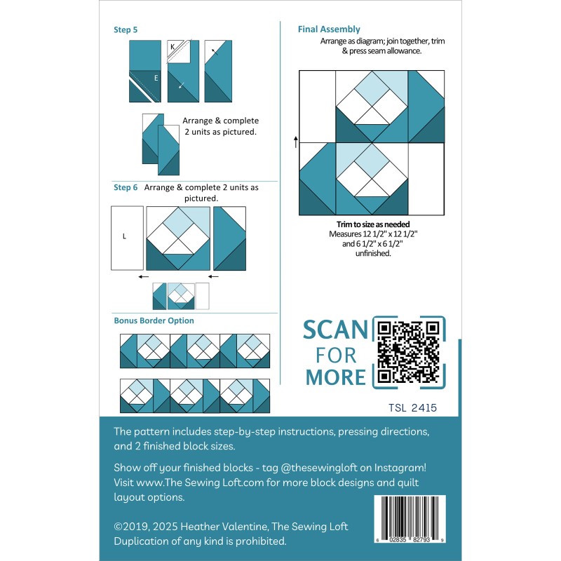 Sunfish Quilt Block | EE Schenck Company