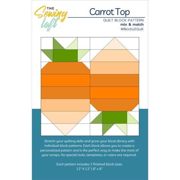 Carrot Top Quilt Block | EE Schenck Company