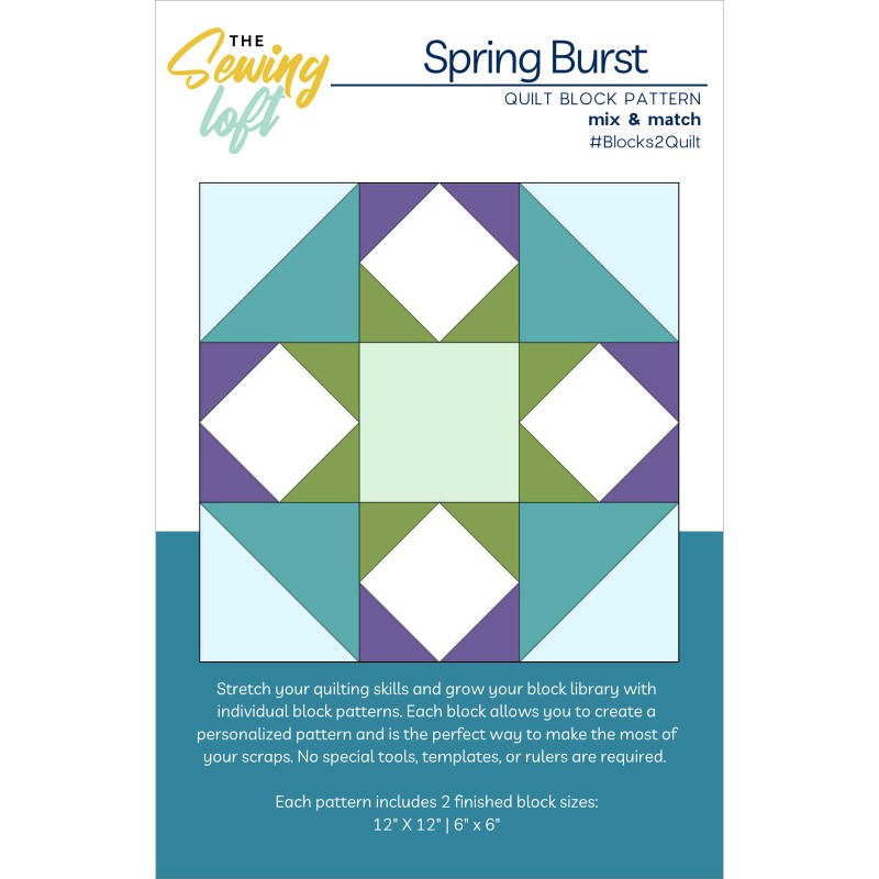 Spring Burst Quilt Block | EE Schenck Company