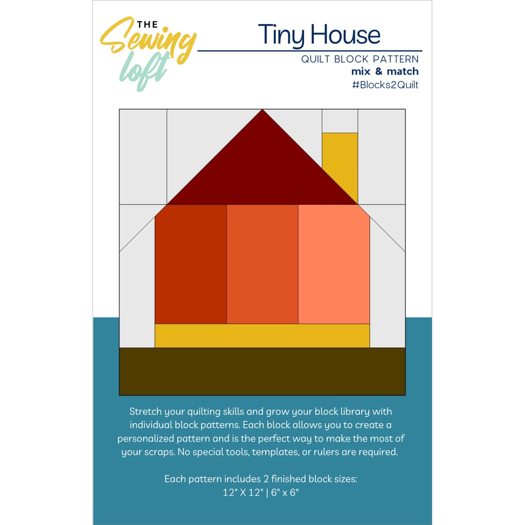Tiny House Quilt Block | EE Schenck Company