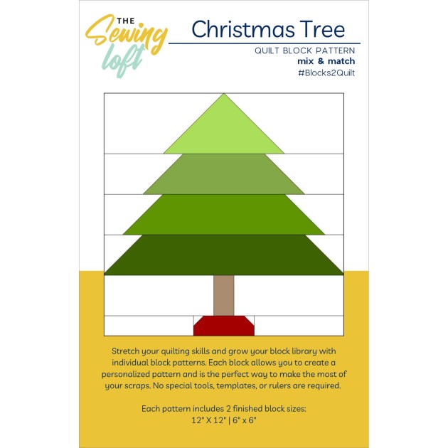 Christmas Tree Quilt Block | EE Schenck Company