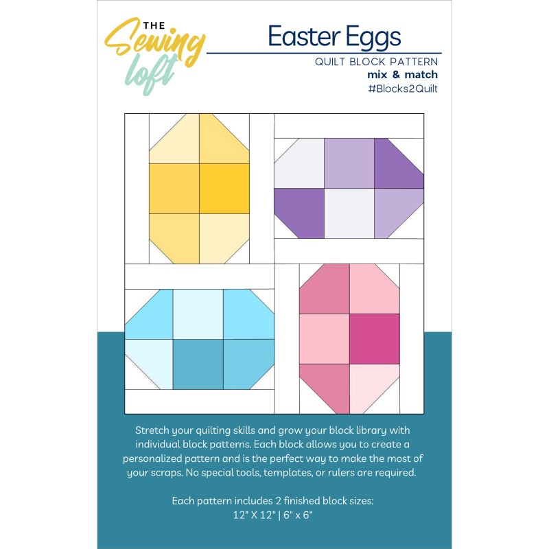 Easter Eggs Quilt Block | EE Schenck Company