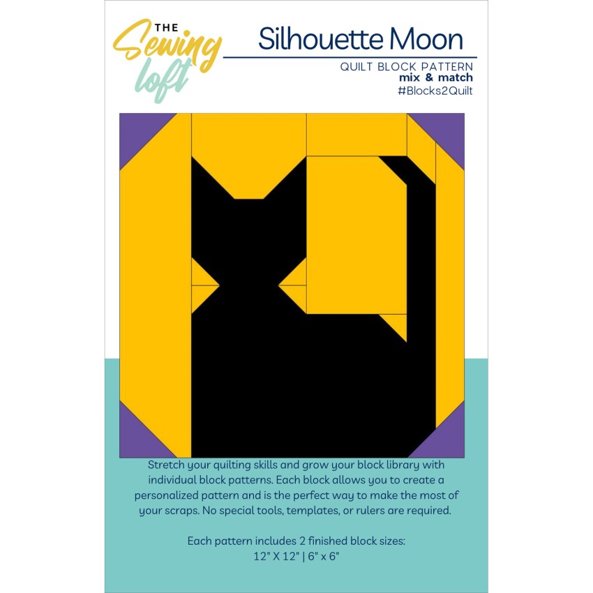 Silhouette Moon Quilt Block | EE Schenck Company