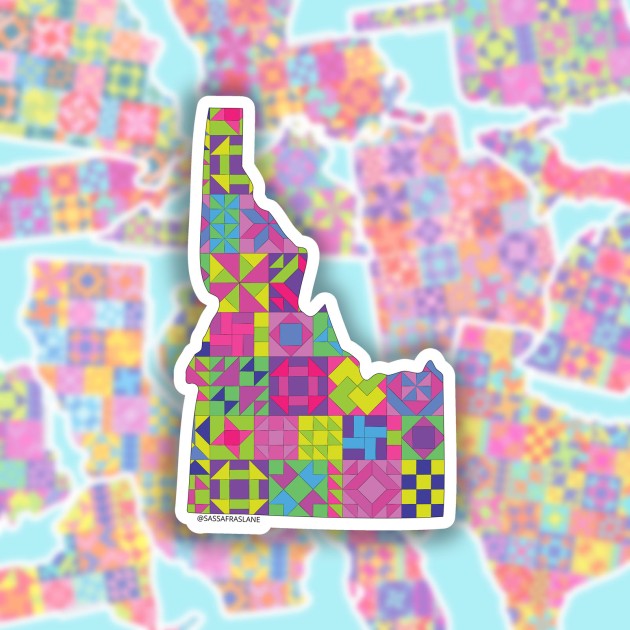 State Quilt Stickers | EE Schenck Company