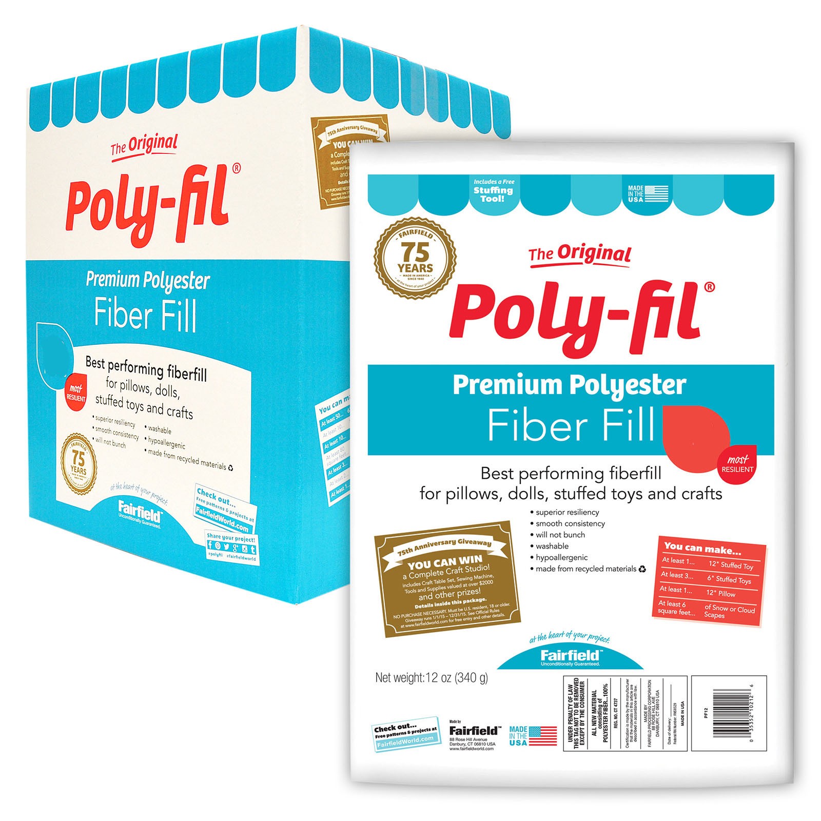 Poly-fil® Premium Fiber Fill | EE Schenck Company