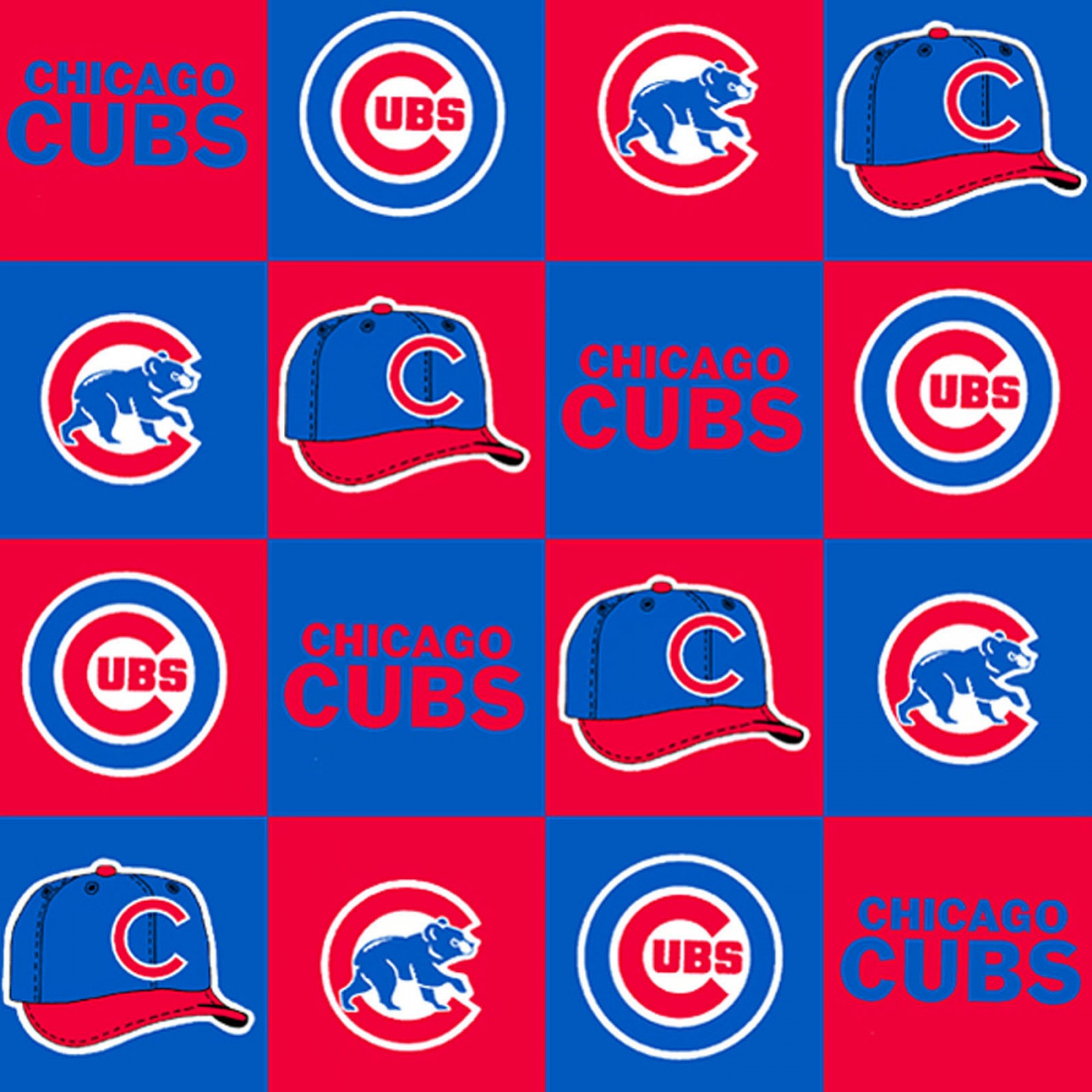 chicago cubs pattern