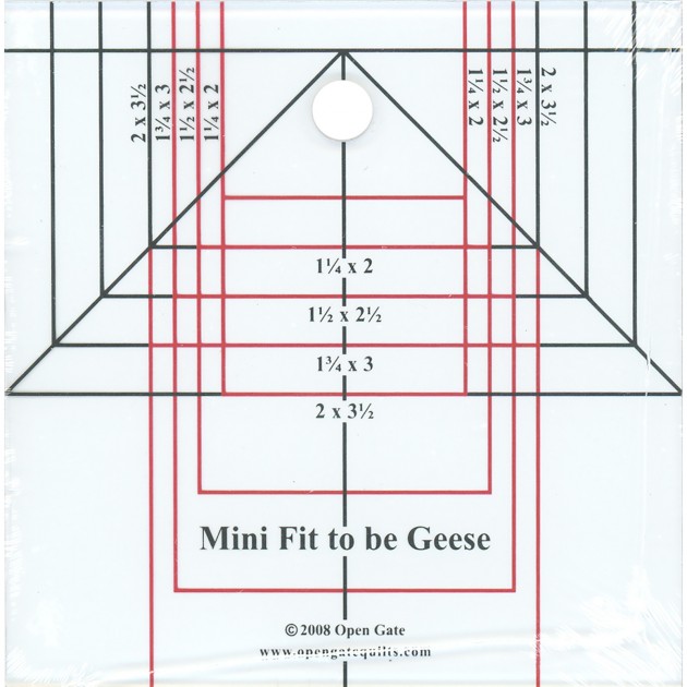 Mini Fit to be Geese Ruler | EE Schenck Company