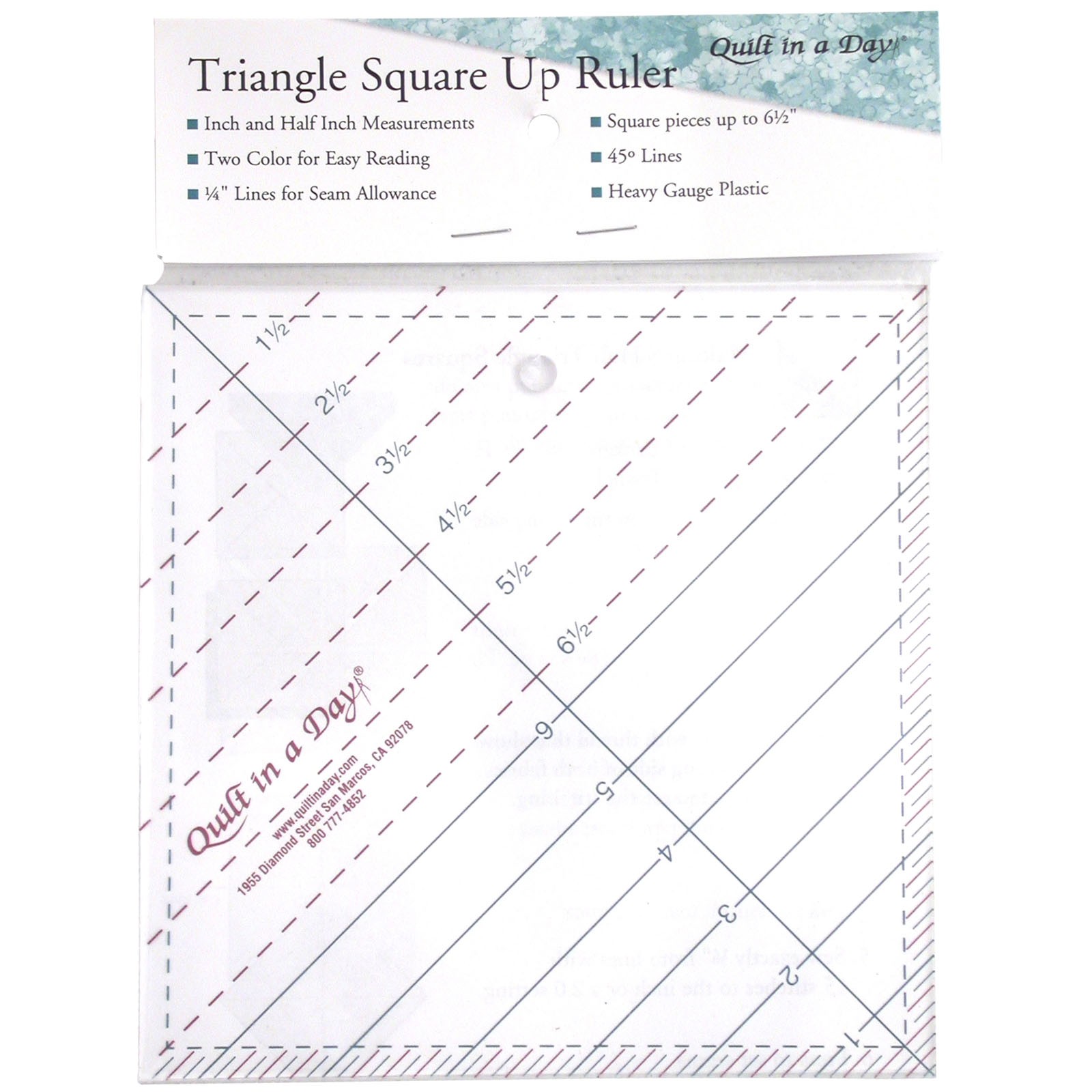 Triangle Square Up Ruler | EE Schenck Company