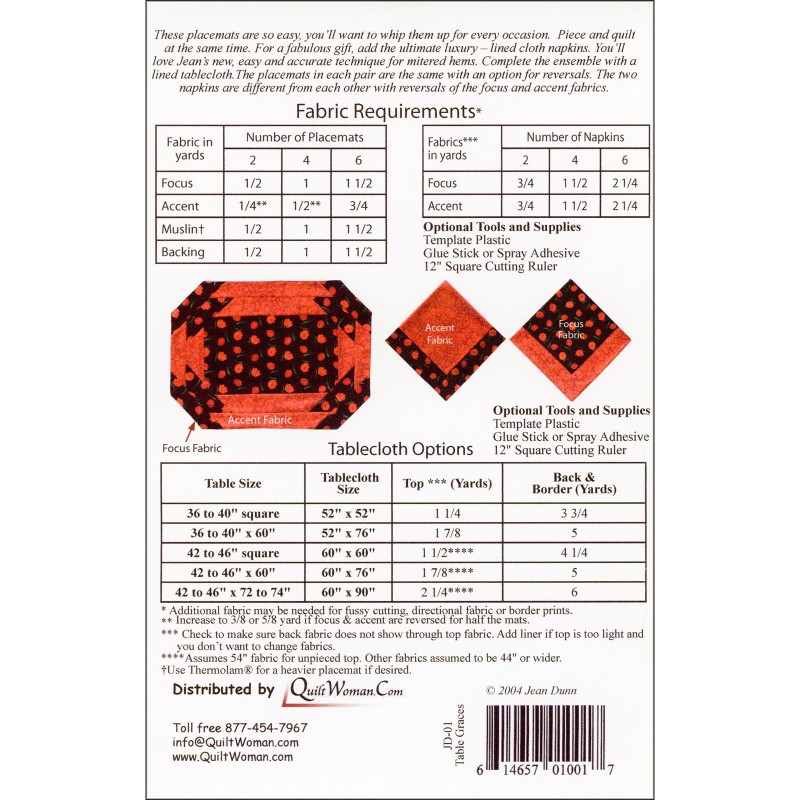 Table Graces | EE Schenck Company